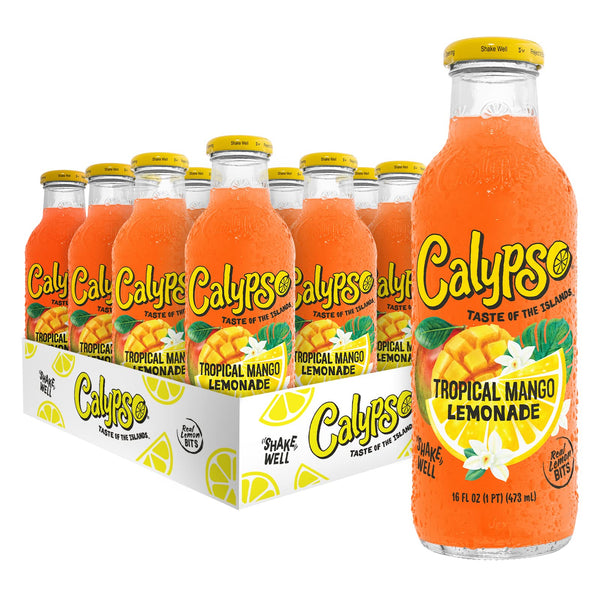 Calypso Tropical Mango Lemonade Case (12X473ml) – SnacksNow