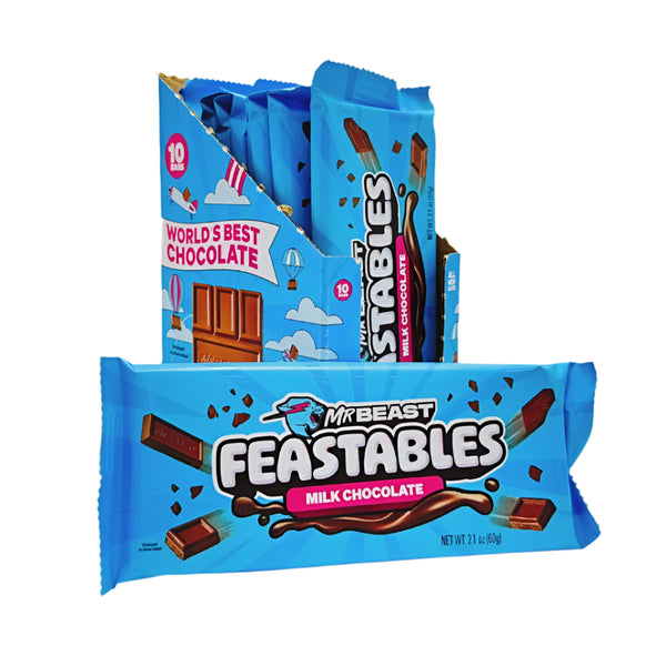 MR BEAST FEASTABLE MILK CHOCOLATE (10 x 60g) – SnacksNow