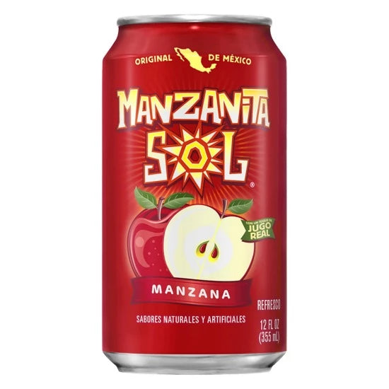 Manzanita Sol - 355ml x 12 Case – SnacksNow